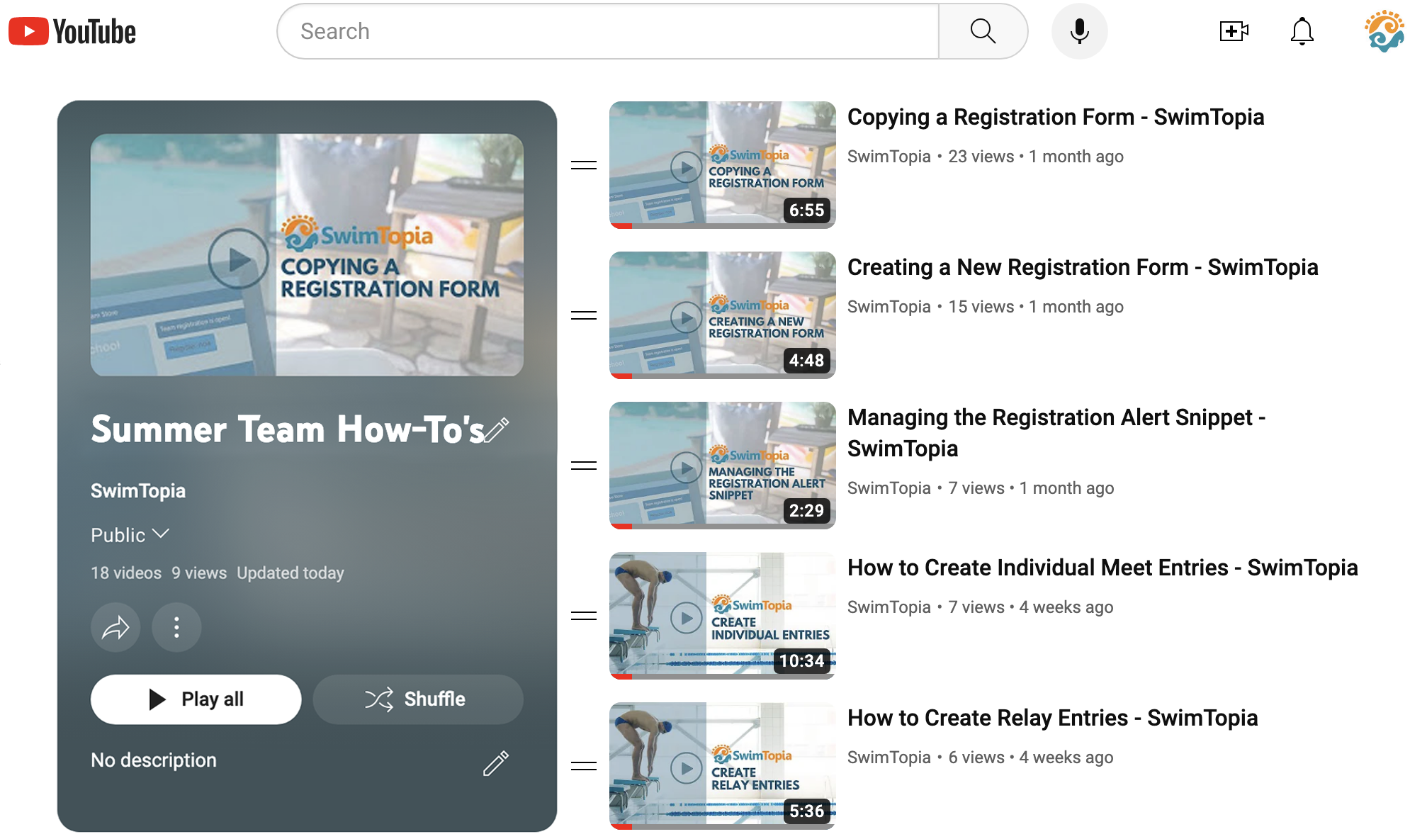 ️ Training Videos - Summer Teams – SwimTopia Help Center