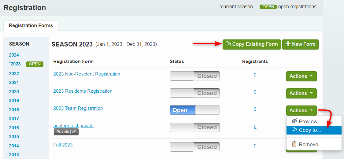 Registration Fees - Scenarios and Setup – SwimTopia Help Center