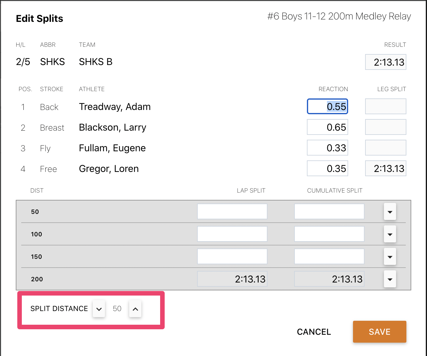Meet Maestro - Splits & Reaction Times – SwimTopia Help Center